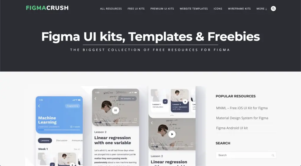 Best Figma Resources websites - ux360.design