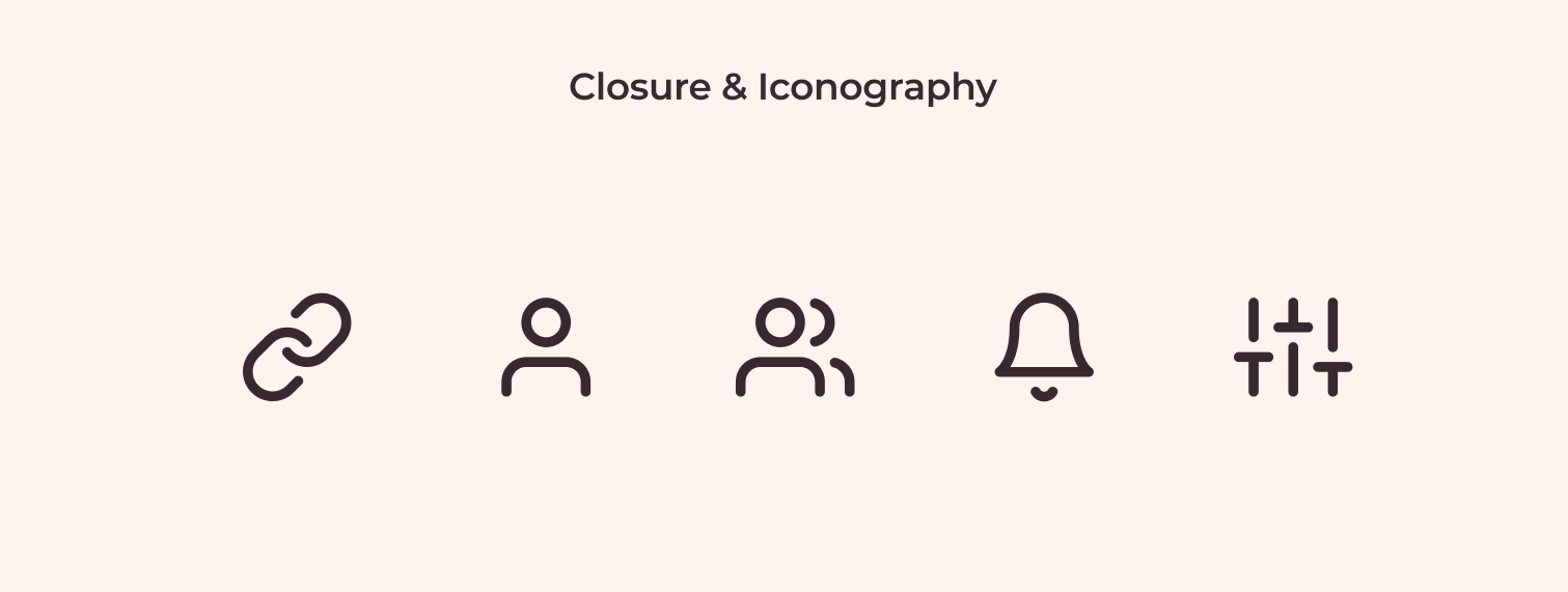 Gestalt Principle: Closure (how our brains fill in the missing visual ...